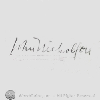 Mark with Signature: John Nicholson. | #584158