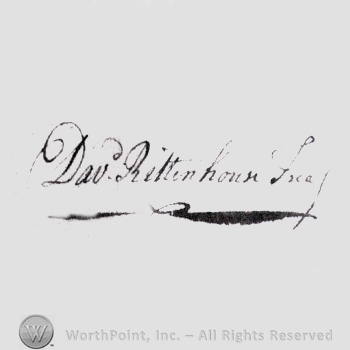 Mark with Signature: David Rittenhouse. | #584159