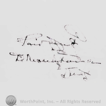 Mark with Signature: David Rittenhouse. | #584160