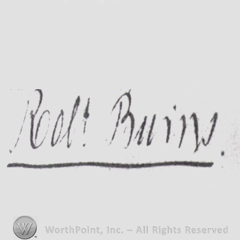 Mark with Signature: Robert Burns. | #584170
