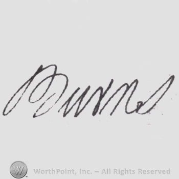 Mark with Signature: Robert Burns. | #584172