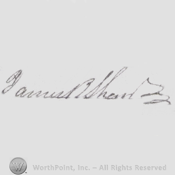 Mark with Signature: Samuel Houston. | #584178