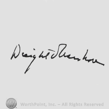 Mark with Signature: Dwight D. Eisenhower. | #584217