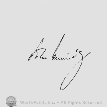 Mark with Signature: John F. Kennedy. | #584226