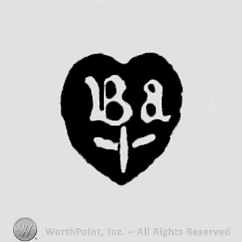 Mark with The letters "Ba" and a shape like a | #58451