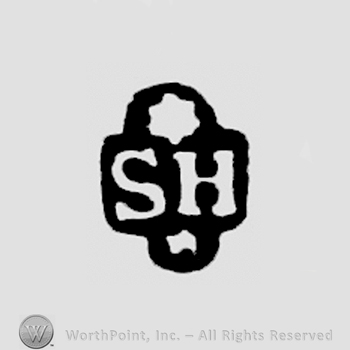 Mark with The letters "SH" and a flower. | #58538