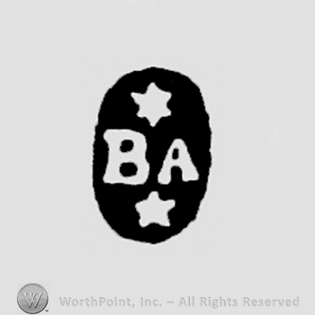 Mark with The letters "BA" and two stars. | #58588