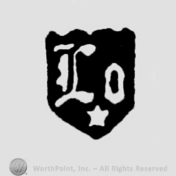 Mark with The letters "LO" and a star. | #58590