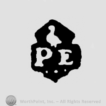 Mark with PE, bird above | #58638