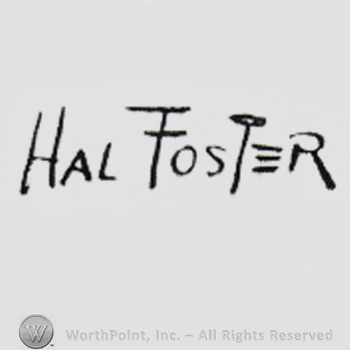 Mark with Signature: Hal Foster. | #587502