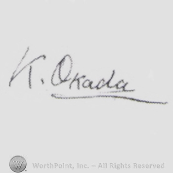 Mark with Signature: Okada Keisuke. | #587520