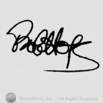 Mark with Signature: Bob Hope. | #587527