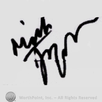 Mark with Signature: Mick Jagger. | #587529