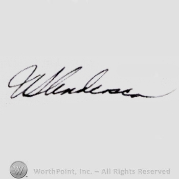 Mark with Signature: Uell Stanley Andersen. | #587538