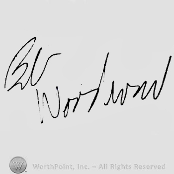 Mark with Signature: Bob Woodward. | #587541