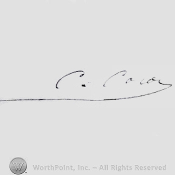 Mark with Signature: Camille Corot. | #587555