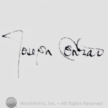 Mark with Signature: Joseph Conrad. | #587557