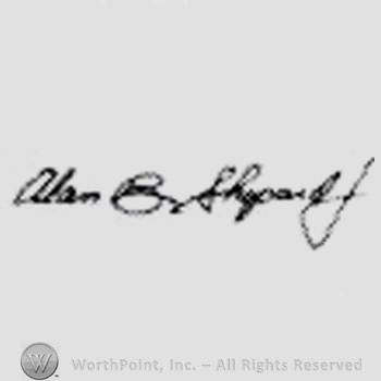 Mark with Signature: Alan B. Shepard, Jr.. | #587573