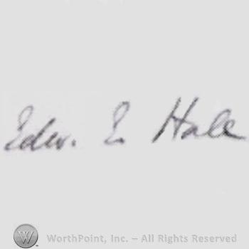 Mark with Signature: Edward Everett Hale. | #587578