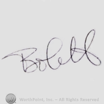 Mark with Signature: Bob Hope. | #587587