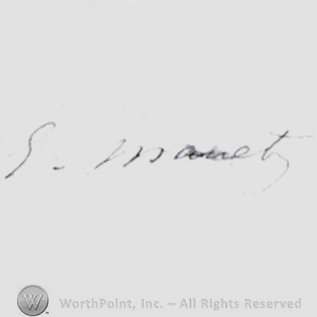 Mark with Signature: Édouard Manet. | #587595