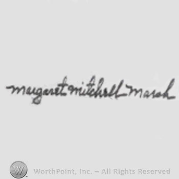 Mark with Signature: Margaret Mitchell. | #587598
