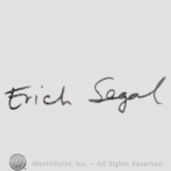 Mark with Signature: Erich Segal. | #587618