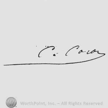 Mark with Signature: Jean Baptiste Camille Corot. | #587632