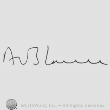Mark with Signature: Sir Bernard Lovell. | #587657