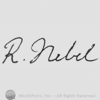 Mark with Signature: Rudolf Nebel. | #587662