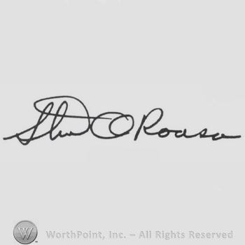 Mark with Signature: Stu Roosa. | #587670
