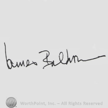 Mark with Signature: James Baldwin. | #587681