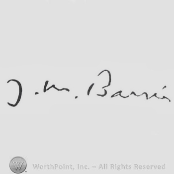 Mark with Signature: James Matthew Barrie. | #587682
