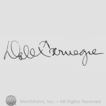Mark with Signature: Dale Carnegie. | #587696