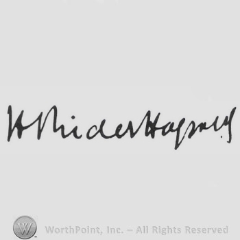 Mark with Signature: Henry Rider Haggard. | #587718