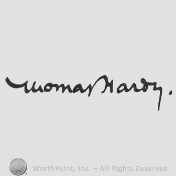 Mark with Signature: Thomas Hardy. | #587720
