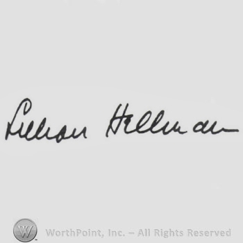 Mark with Signature: Lillian Hellman. | #587724