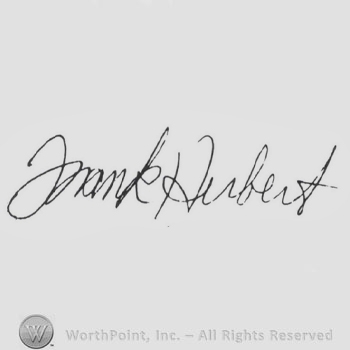 Mark with Signature: Frank Herbert. | #587725