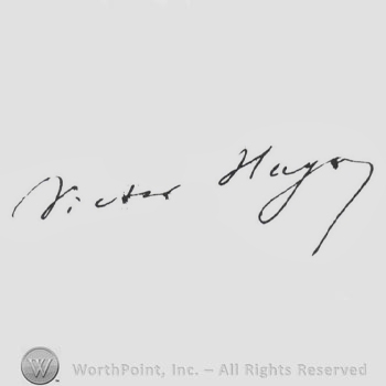 Mark with Signature: Victor Hugo. | #587729