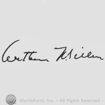 Mark with Signature: Arthur Miller. | #587746