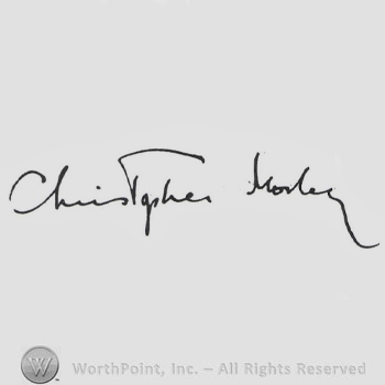 Mark with Signature: Christopher Morley. | #587747