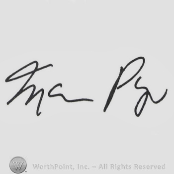 Mark with Signature: Mario Puzo. | #587761