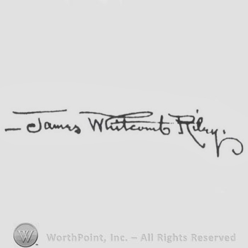 Mark with Signature: James Whitcomb Riley. | #587765