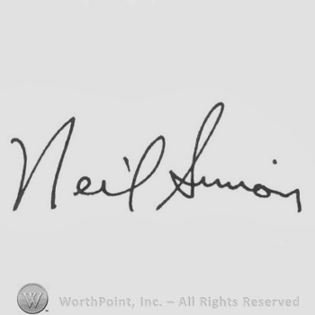 Mark with Signature: Neil Simon. | #587778