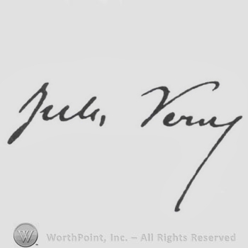 Mark with Signature: Jules Verne. | #587790