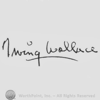 Mark with Signature: Irving Wallace. | #587791