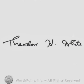 Mark with Signature: Theodore H. White. | #587795