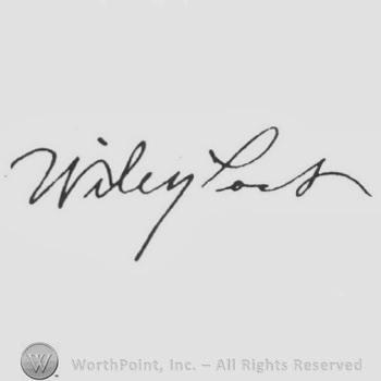 Mark with Signature: Wiley Post. | #587820