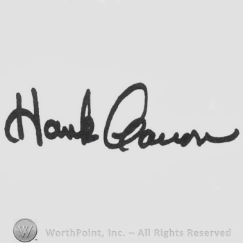 Mark with Signature: Hank Aaron. | #587830