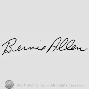Mark with Signature: Bernie Allen. | #587833